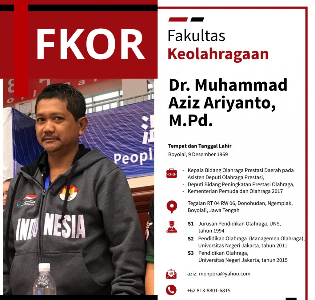 Dr. MUHAMMAD AZIZ ARIYANTO, M.Pd – IKA UNS